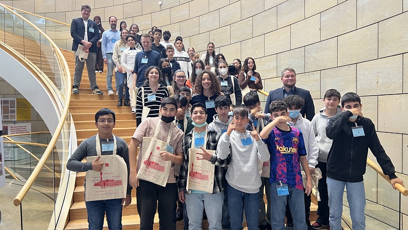 Projektwoche Stufe 8: Landtagsbesuch - Elly-Heuss-Knapp-Gymnasium